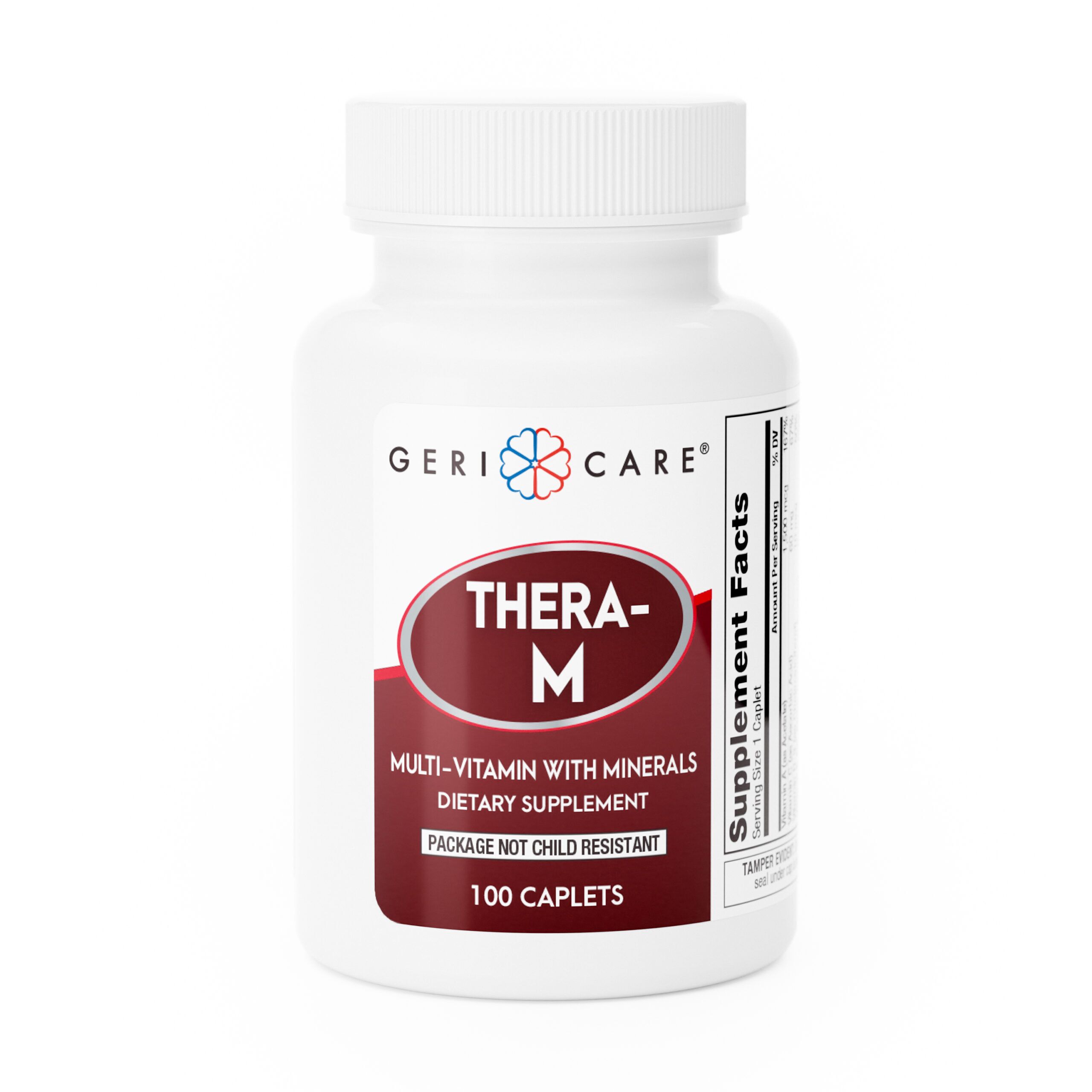 Thera M - 100 Caplets - Geri-Care Pharmaceuticals